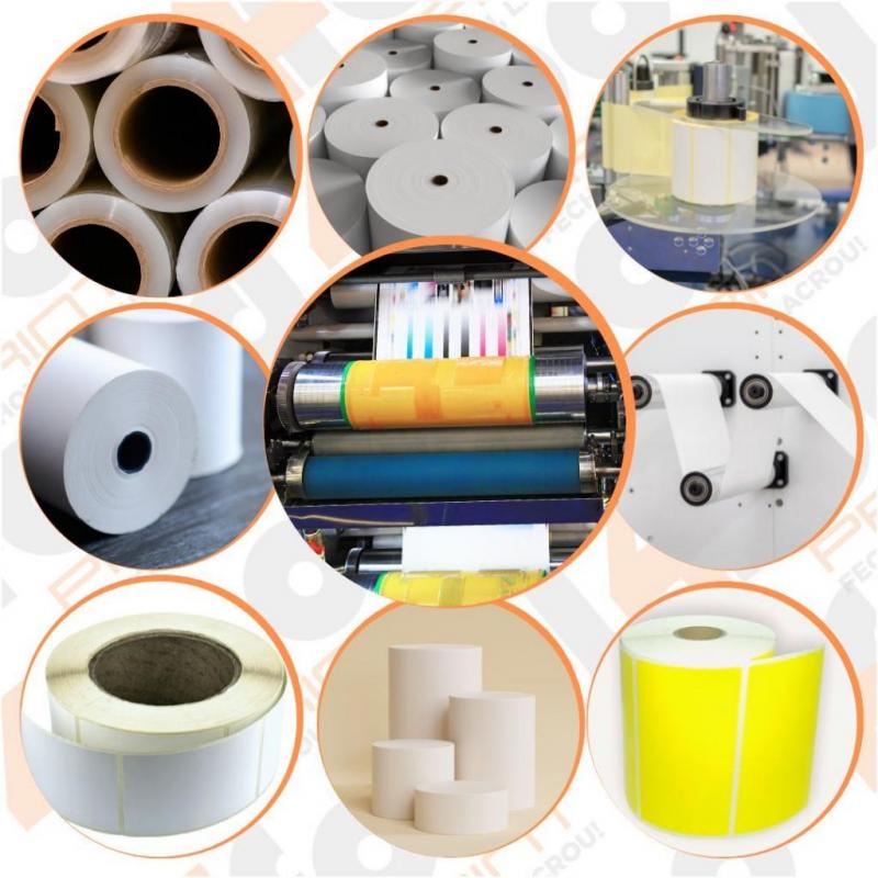 Rolo de etiqueta personalizada