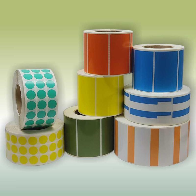 Etiquetas em rolo